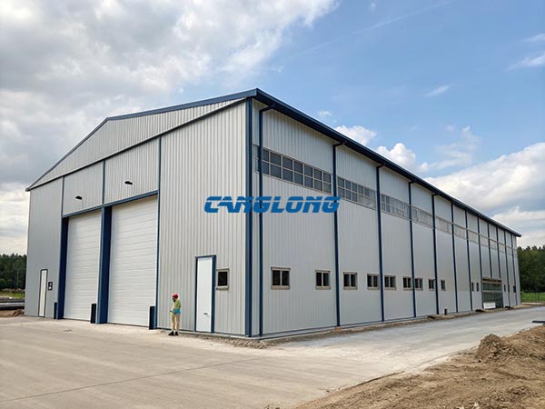 Double-slope steel warehouses roof slope design | Steel Structure ...